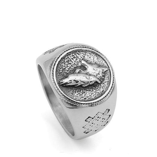 Stainless Steel Wolf Ring | Wolf-Horde
